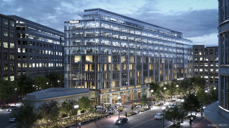 Office, hotel project by Union Station nears finish line - Washington ...