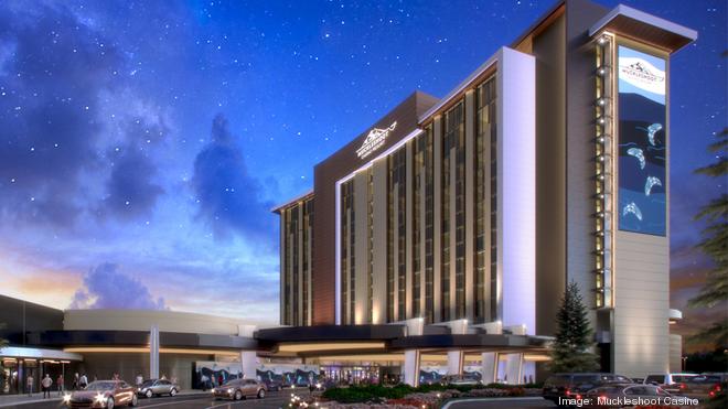 Muckleshoot Casino tops off 18-story hotel tower in Auburn - Puget ...