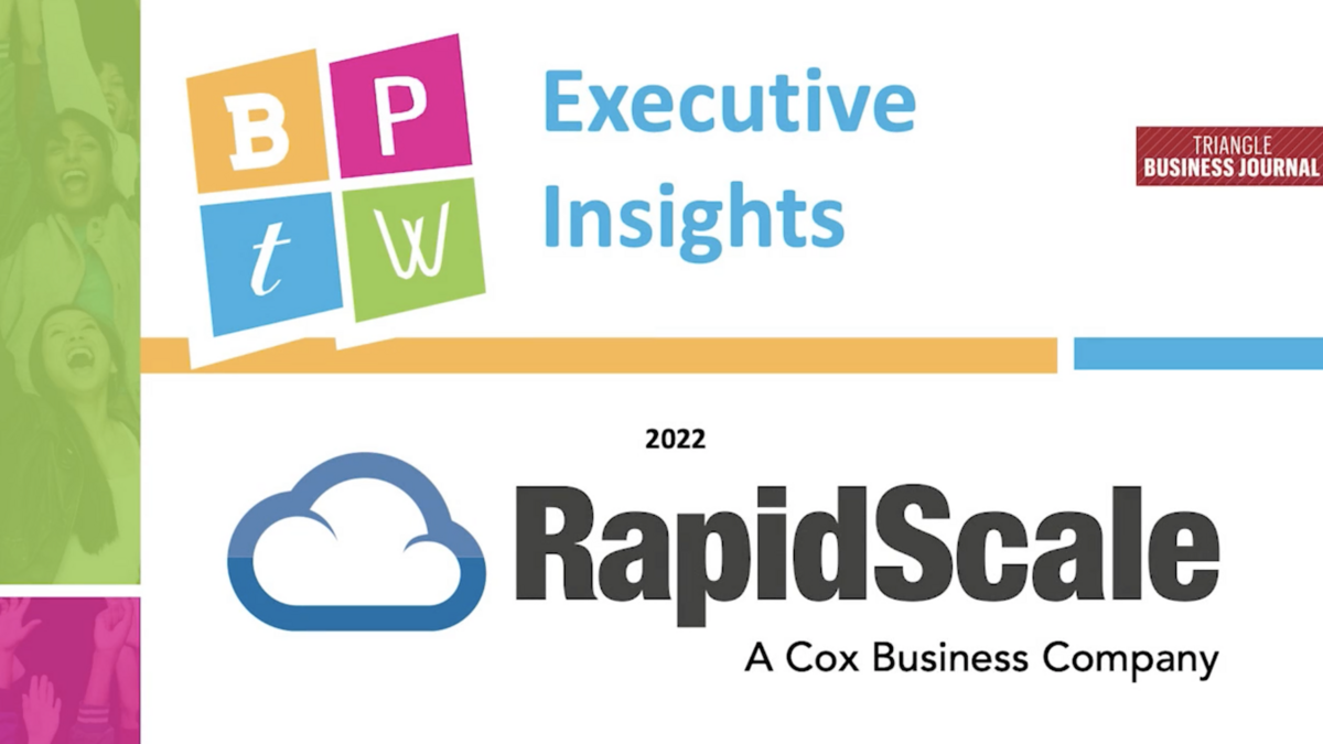 Executive Insights: RapidScale, a Best Places to Work winner (video ...