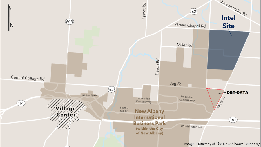 DBT-Data plans $1 billion data center project near Intel at New Albany ...