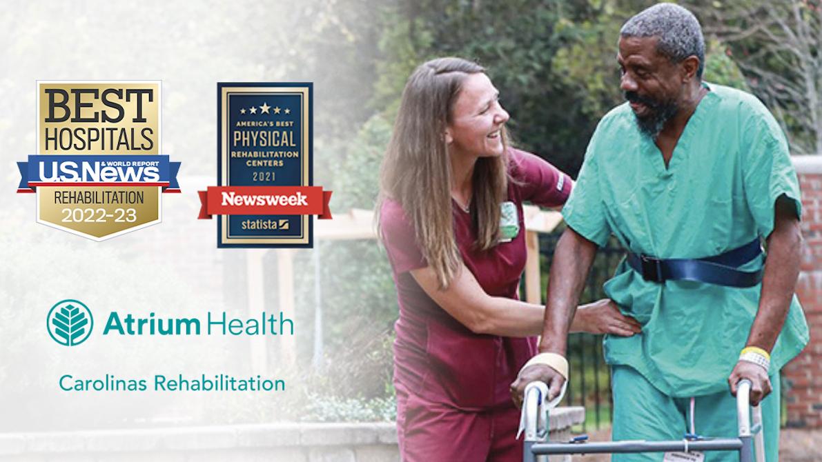At Atrium Health, we take rehabilitation therapy personally - Charlotte ...