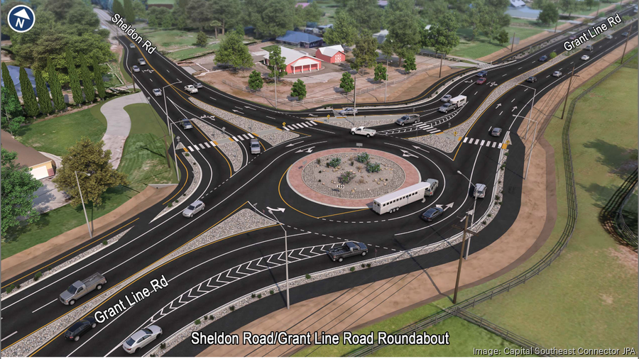 Capital SouthEast Connector to use roundabouts in Sheldon - Sacramento ...