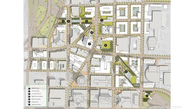 Atlanta seeks grant to 'stitch' Downtown with park above Connector ...