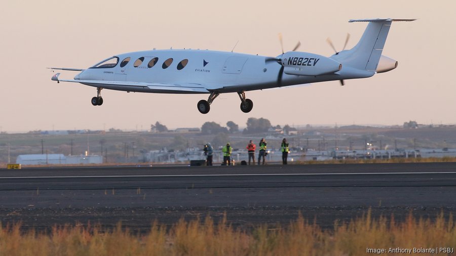 Eviation's electric commuter plane makes its first test flight - Puget ...