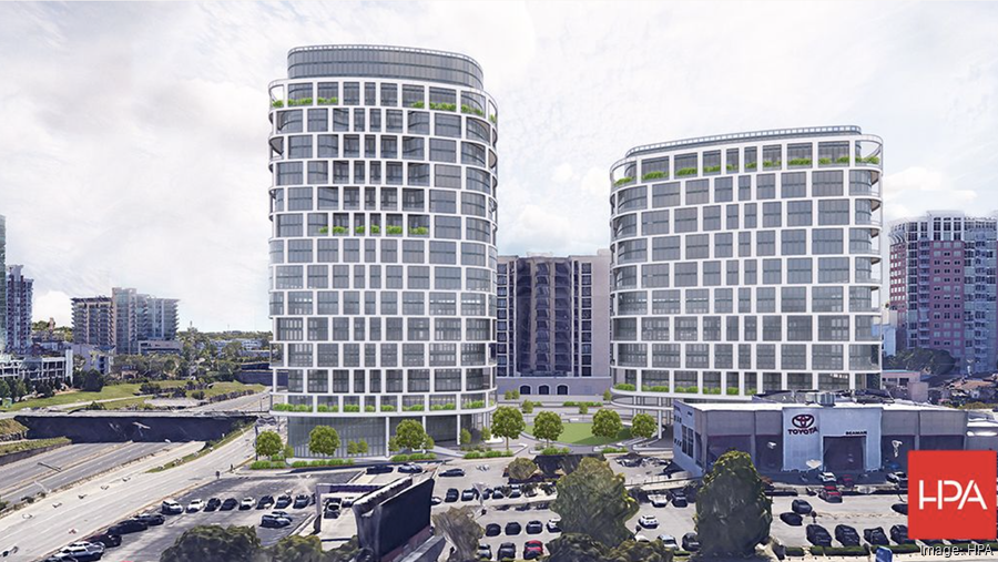 Albion Residential pitches double-tower project on Beaman land ...