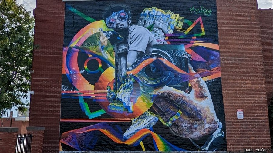 ArtWorks' latest mural employs 3D component to show Walnut Hills from ...