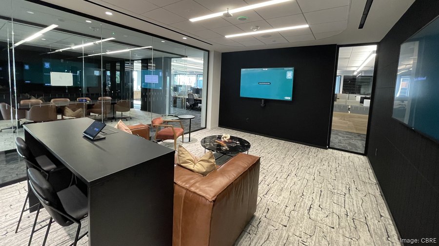 Exclusive: CBRE's newest SoCal office is designed for hybrid work - L.A ...