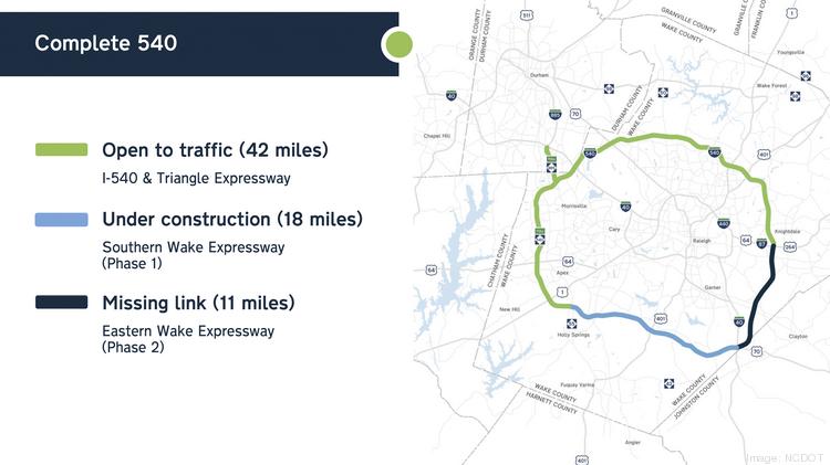 540 loop project gets $100M in funding to advance work - Triangle ...