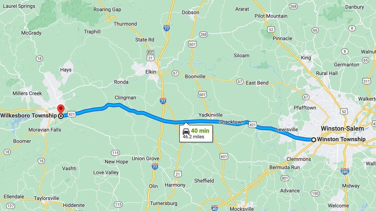 Interstate status sought for U.S. 421 from W-S to Wilkesboro - Triad ...