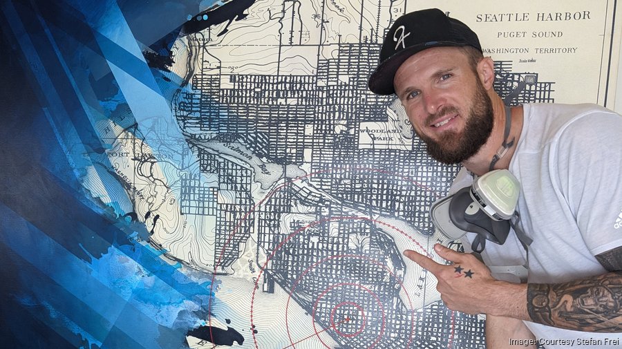 Seattle Sounders Stefan Frei is a goalkeeper and geometric abstract ...