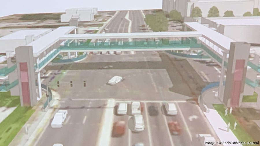 Florida International Drive pedestrian bridge in Orlando renderings ...