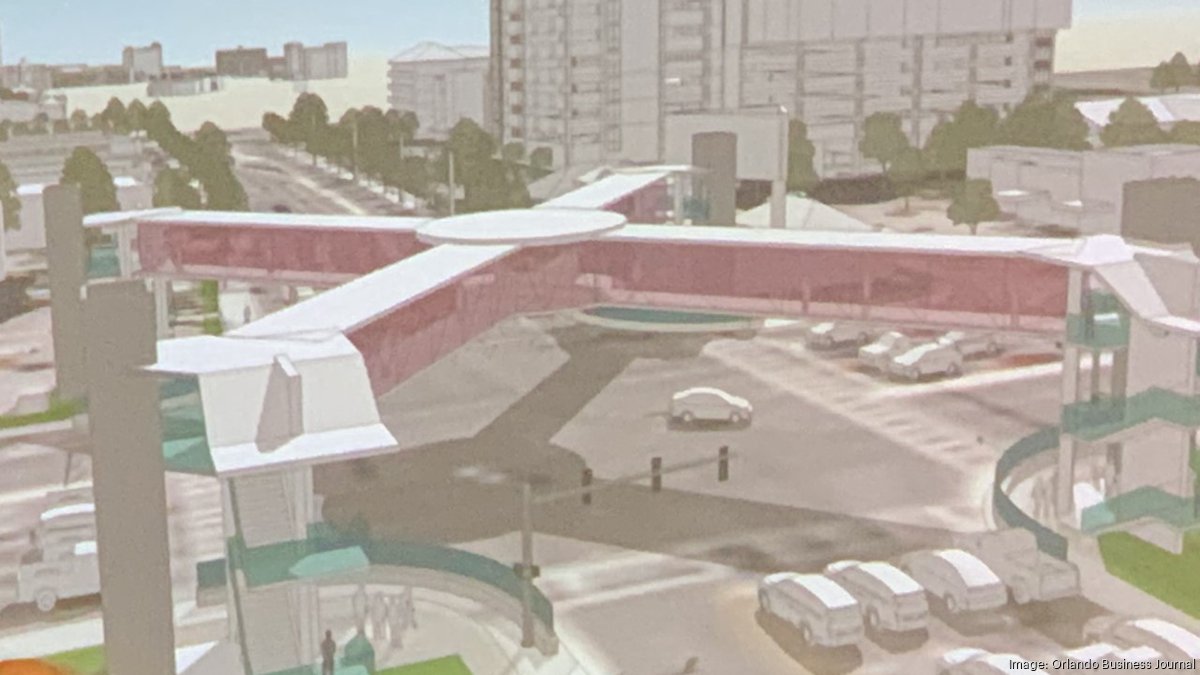 Florida International Drive pedestrian bridge in Orlando renderings ...