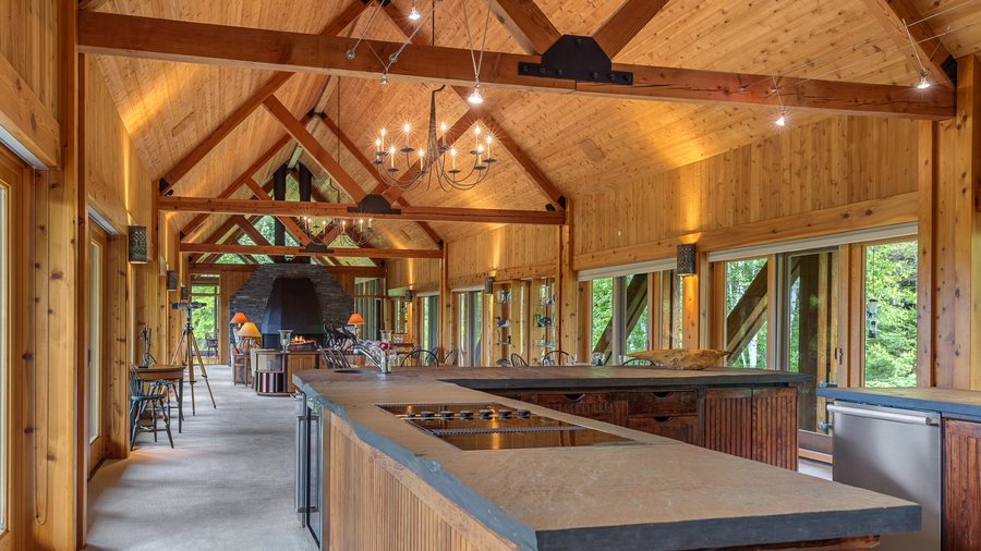 The 'Bridge House,' a home built to resemble a covered bridge, is on ...