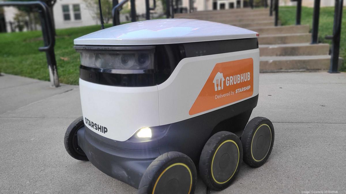 GrubHub brings robot food delivery to college campuses - Chicago ...