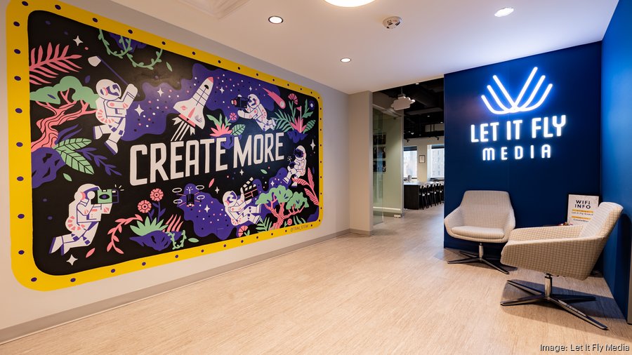 Let It Fly Media wins Group 2 of KCBJ's Coolest Office Spaces in 2022 ...