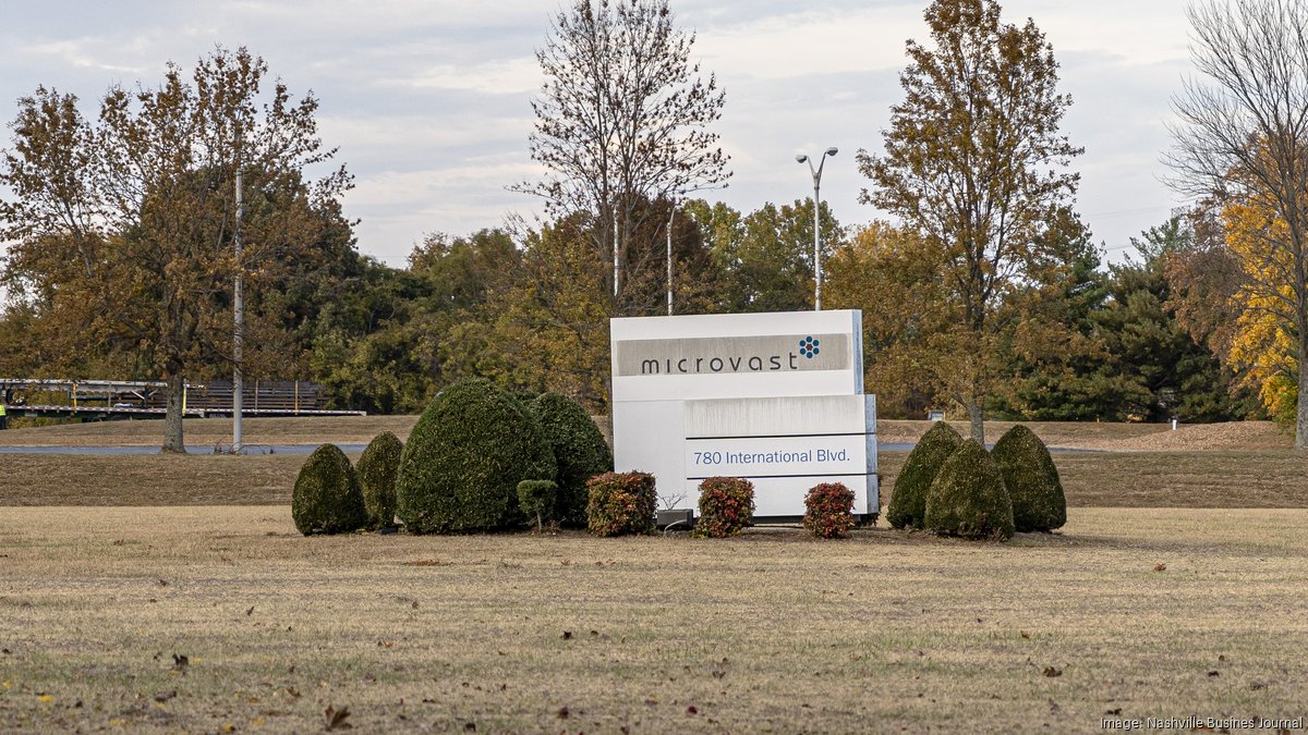 Microvast EV battery company seeks financing to finish Clarksville ...