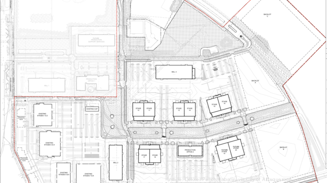 Vertical work begins on Netflix's expansion at Albuquerque Studios ...