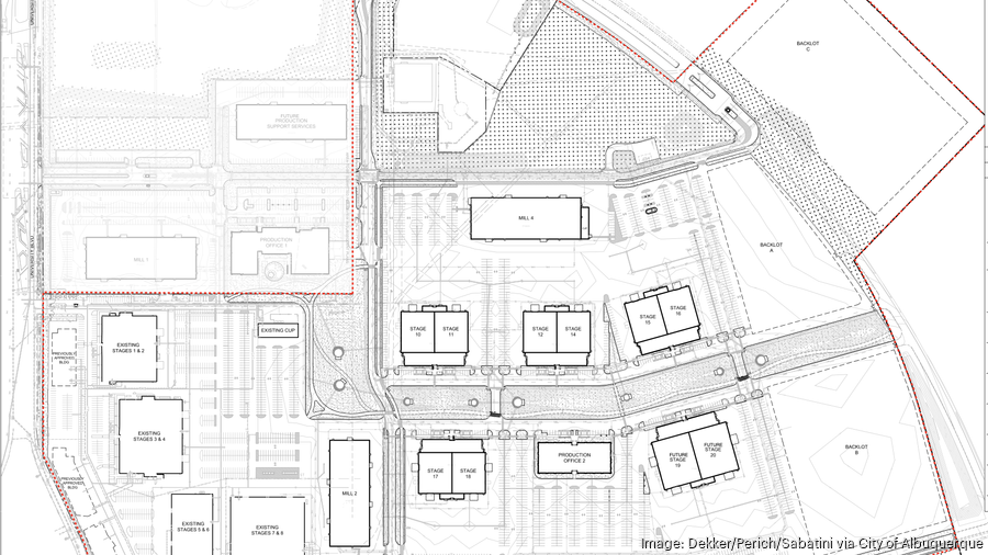 Vertical work begins on Netflix's expansion at Albuquerque Studios ...