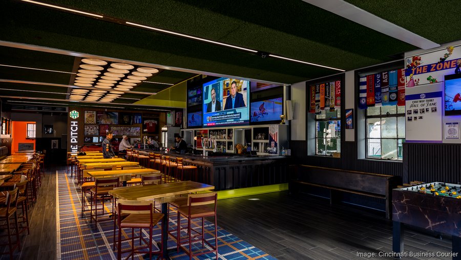The Pitch bar installs mini soccer pitch, table games and food truck as ...