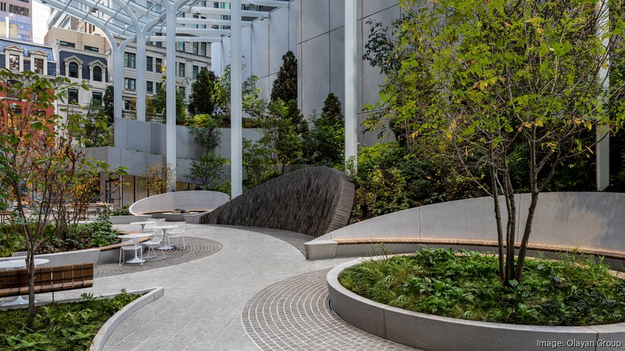 550 Madison opens new public garden - New York Business Journal