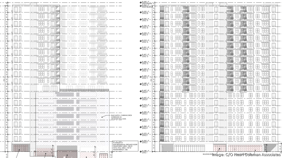 Downtown Raleigh apartment development grows to 20 stories - Triangle ...