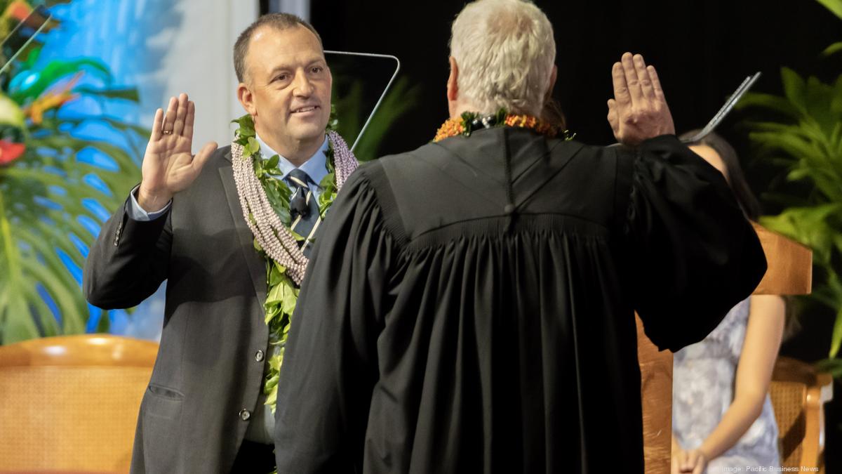Josh Green sworn in as Hawaii's ninth governor - Pacific Business News