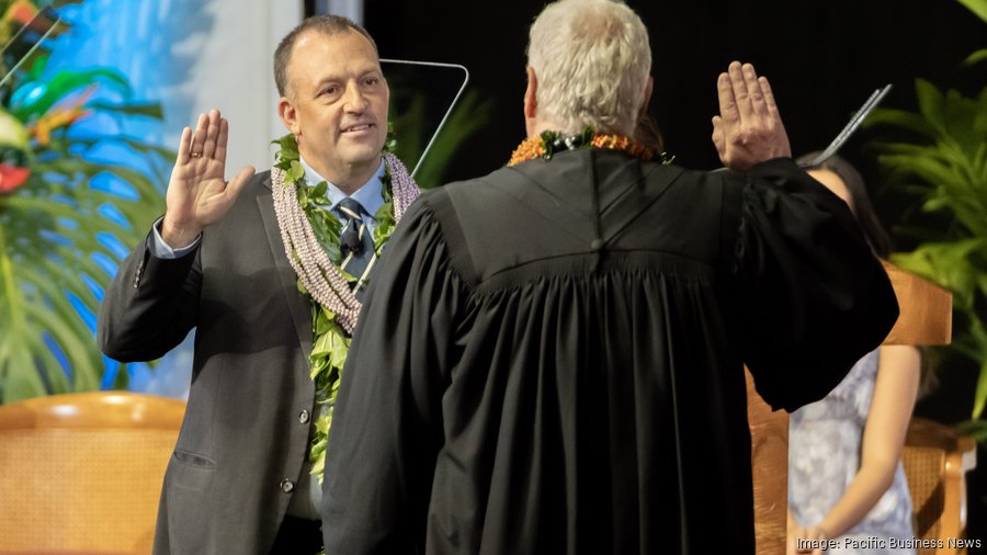 Josh Green sworn in as Hawaii's ninth governor - Pacific Business News