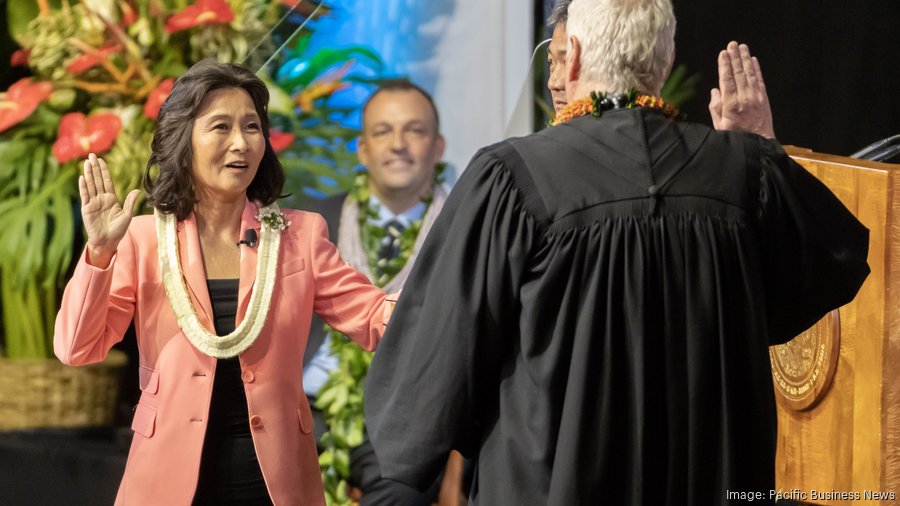 Josh Green sworn in as Hawaii's ninth governor - Pacific Business News