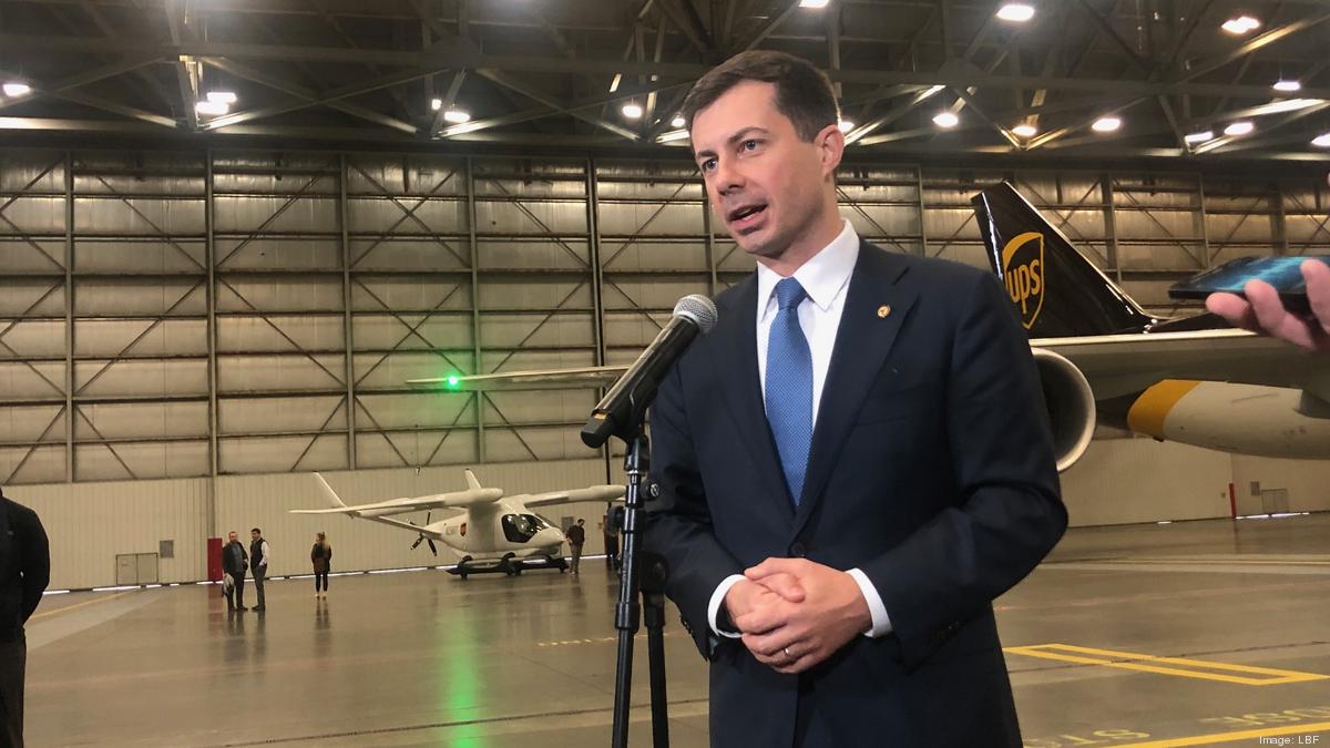 US Transportation Secretary Pete Buttigieg visits UPS Worldport ...