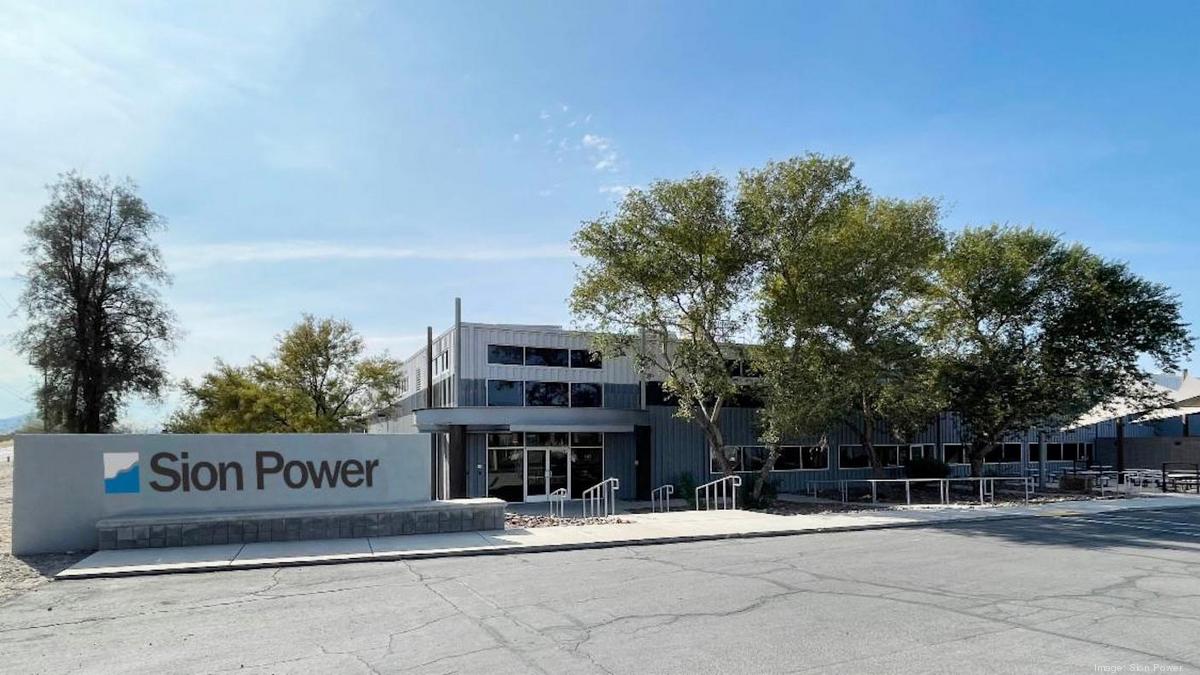 Sion Power expanding EV battery plant in Tucson - Phoenix Business Journal