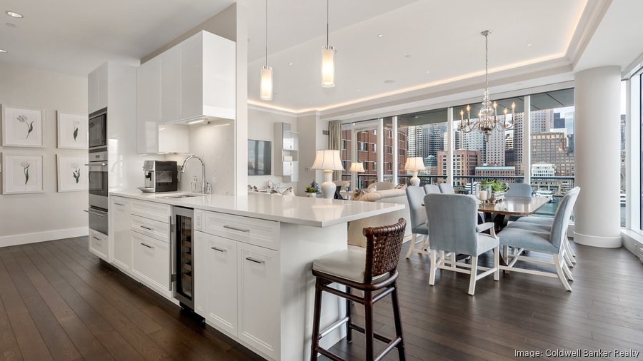 This $6.25M Seaport condo offers stunning skyline views of Boston ...