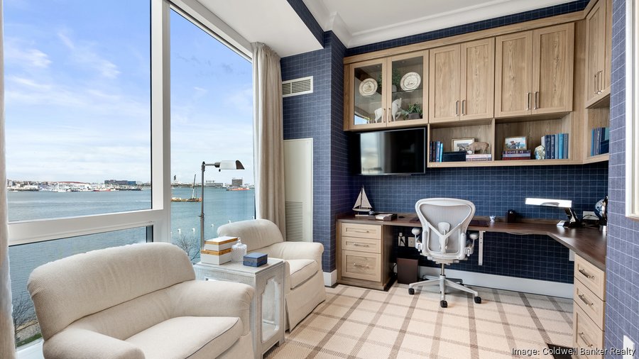 This $6.25M Seaport condo offers stunning skyline views of Boston ...