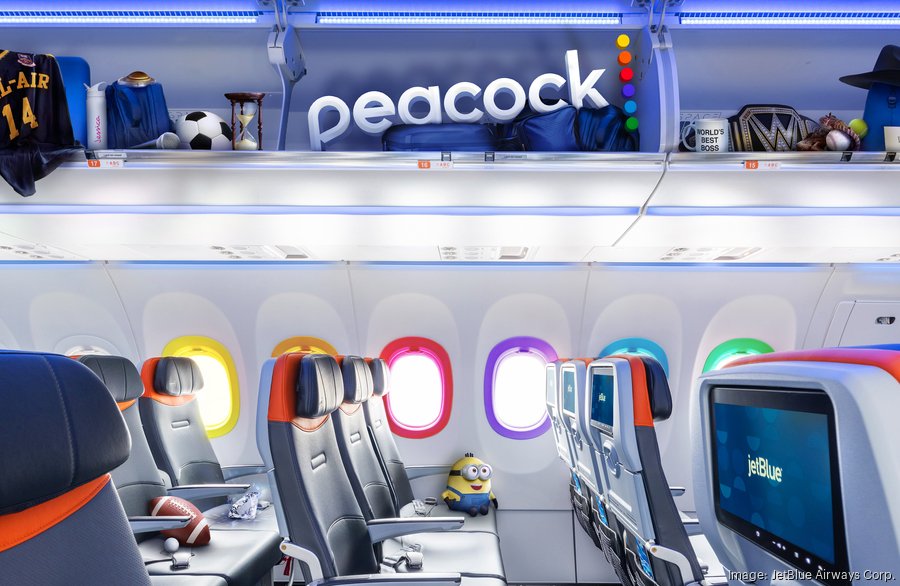 NBCUniversal’s Peacock named official streaming service for JetBlue ...
