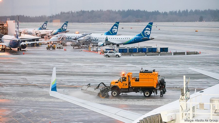Cancellations mount at Sea-Tac Airport as icy weather forces runway ...
