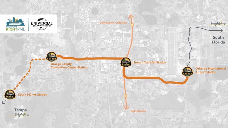 Florida SunRail station to get boost from new Universal district ...