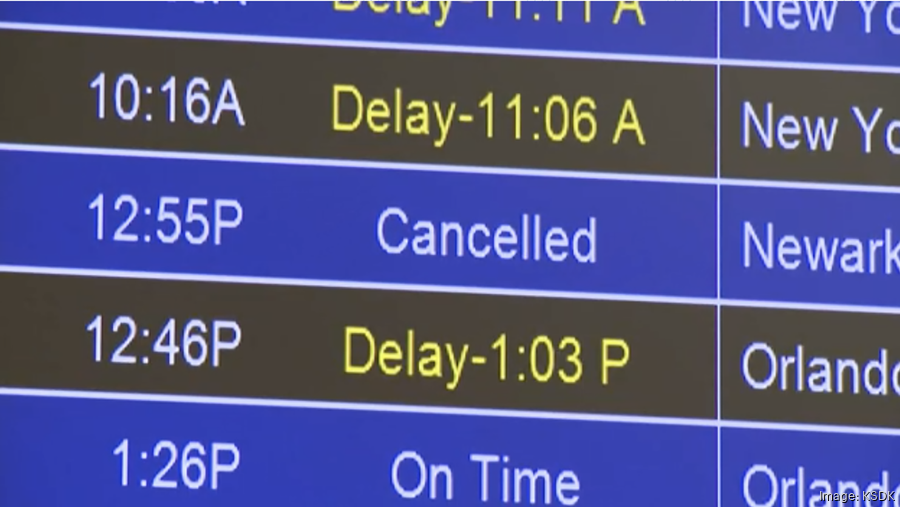 More than 9,000 delayed flights after huge FAA outage - St. Louis ...