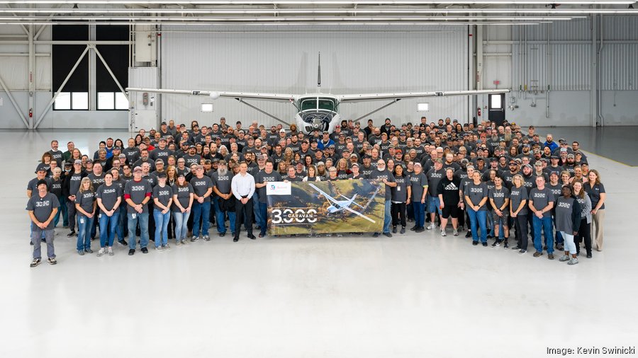 Textron Aviation delivers 3,000th Cessna Caravan - Wichita Business Journal
