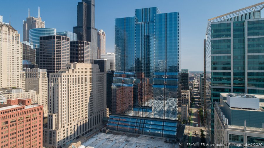 Accenture Tower undergoing 4-year curtain wall restoration - Chicago ...