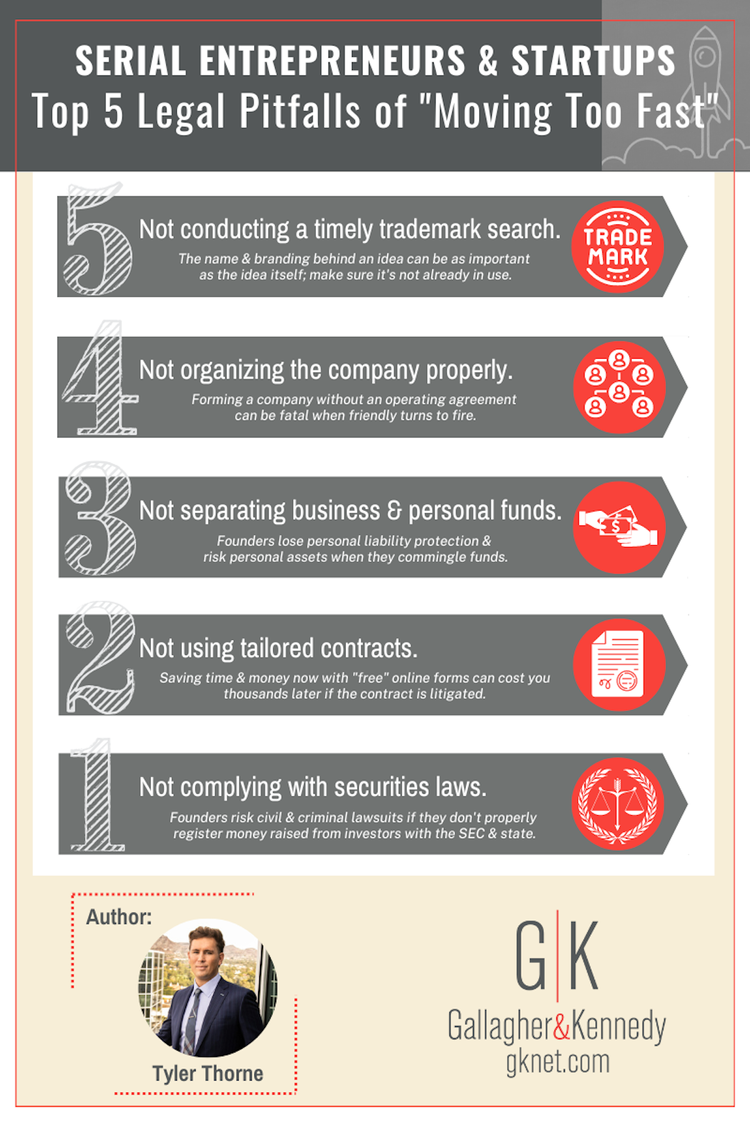 Serial entrepreneurs and startups: Top 5 legal pitfalls of moving too ...