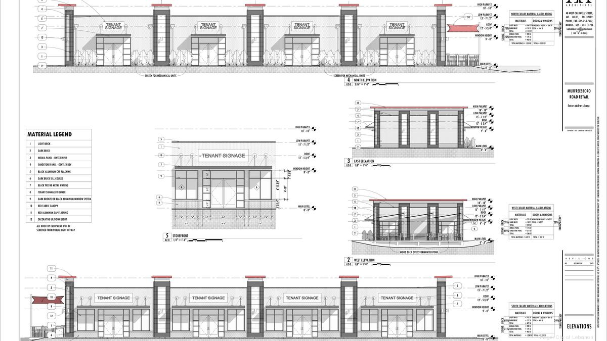 Four-unit retail development under construction in Lebanon - Nashville ...