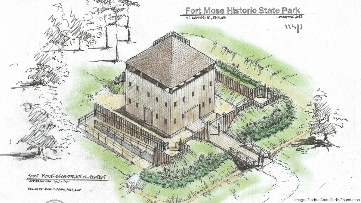 Renderings for Fort Mose reconstruction revealed - Jacksonville ...