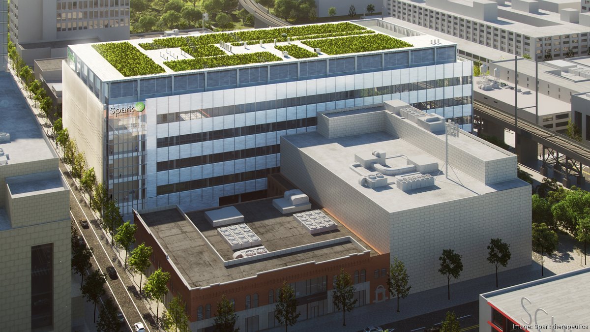 Works begins on Spark Therapeutics $575M gene therapy innovation center ...