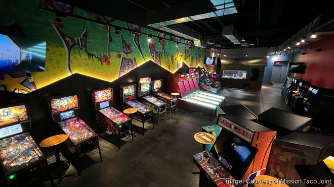 Mission Taco Joint adds arcade, event space at its St. Charles ...