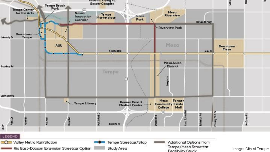 Tempe and Mesa team up to approve funding for Valley Metro study on ...