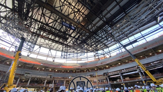 L.A. Clippers' Intuit Dome tops out as 2024 completion date grows ...