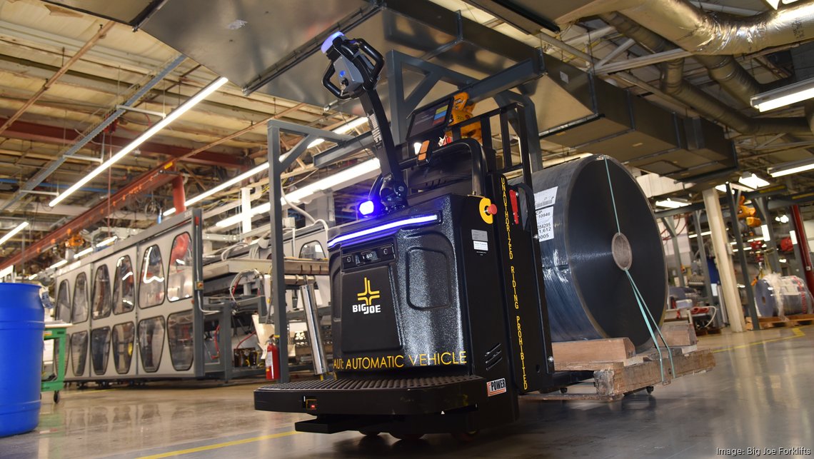 Pittsburgh Inno - Big Joe Forklifts' first autonomous pallet mover ...