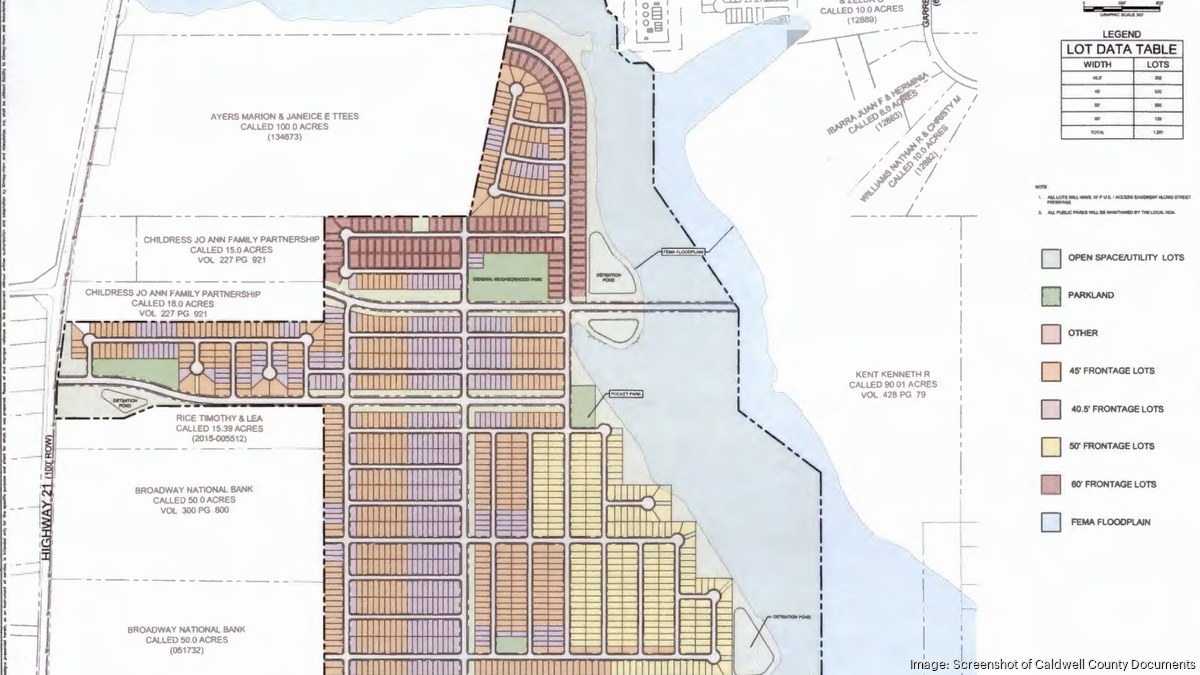 Lennar could inject 1,600 more homes into Austin area with Caldwell Co ...