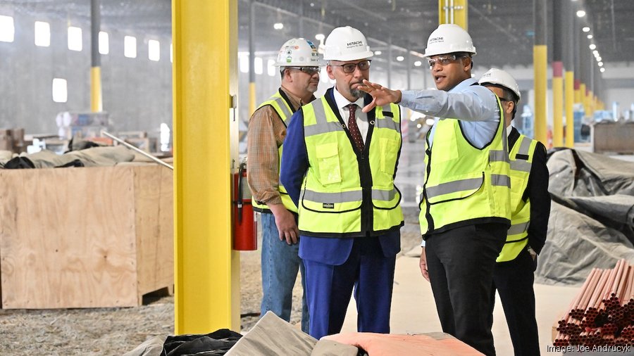 Gov. Moore visits Hagerstown train factory project; Local impact of ...