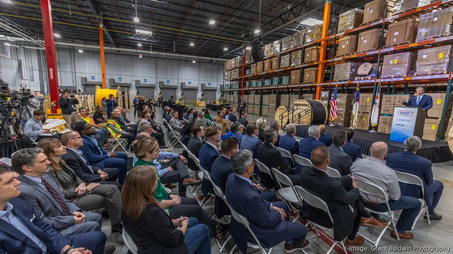 Corning unveils cable manufacturing campus in Hickory - Charlotte ...