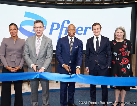 Pfizer officially unveils new headquarters at Hudson Yards - New York Business Journal